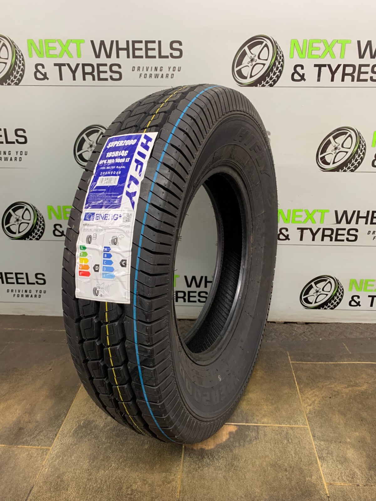 x1 185 14C 185/R14C HIFLY CARAVAN TYRE M+S 102/100R COMMERCIAL VAN NEW ...