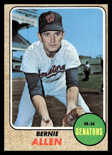 1968 Topps Bernie Allen #548 Washington Senators Baseball Card | eBay