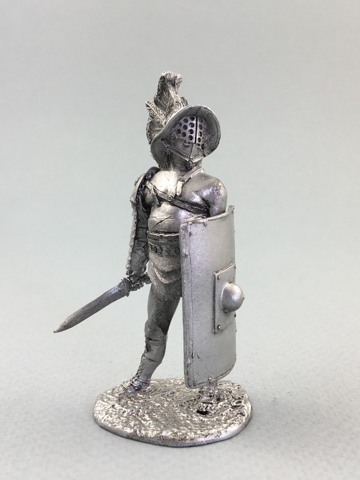 Murmillo, Roman gladiator tin soldier 1/32, Ancient Rome, Highly ...
