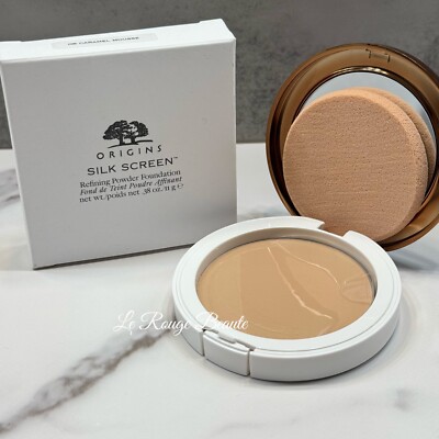 Origins Silk Screen Refining Powder Foundation - 06 Caramel Mousse | eBay
