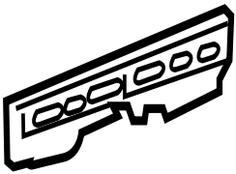 75733-60010 Toyota Moulding, front door, outside upper rear rh ...