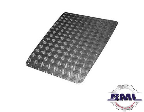 LR DEFENDER 1983-06 BONNET CENTRE CHEQUER PLATE KIT BLACK BCKIT01-DEF/B ...