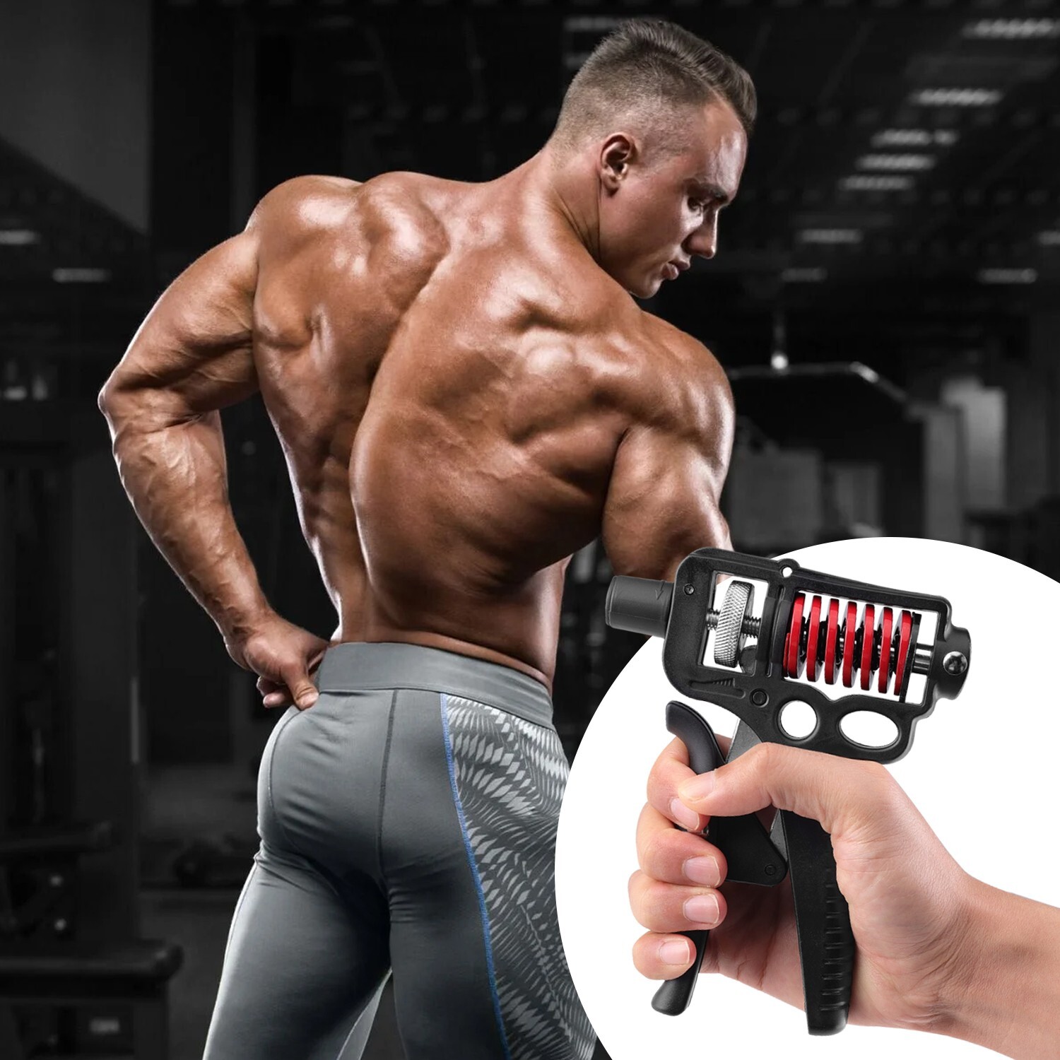 Heavy Strength Exercise Gripper Hand Grippers Grip Forearm Wrist Grips ...