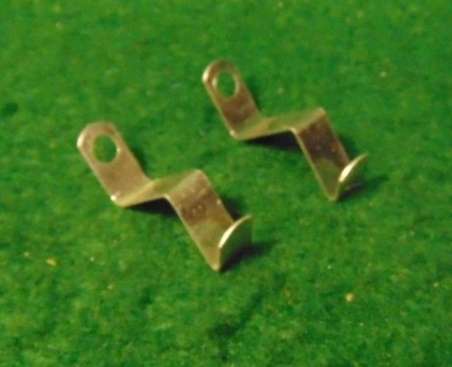 (2) SIZE 9 CERAMIC RESISTOR MOUNTING CLIP BRACKETS NOS | eBay