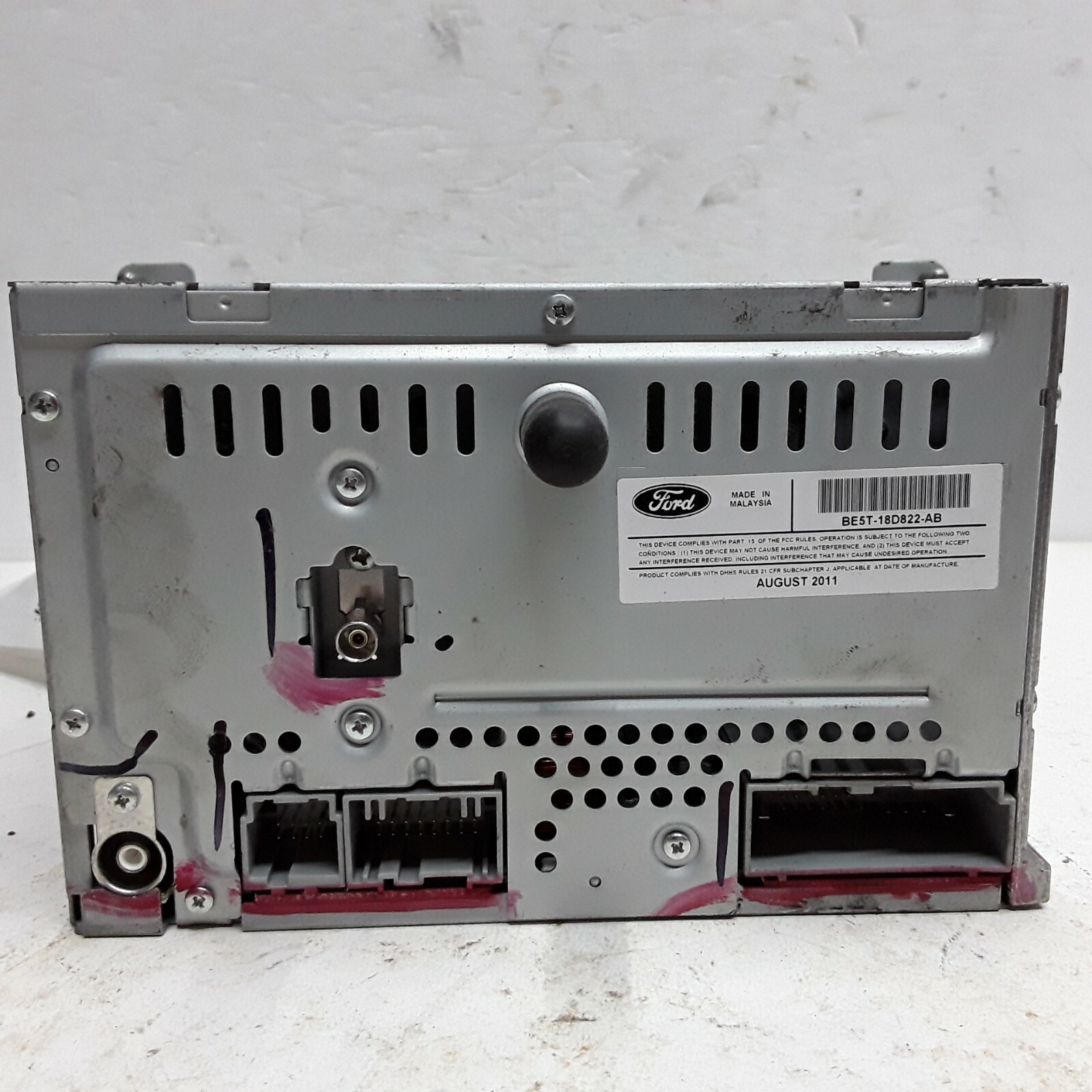 2011 FORD FUSION Stereo Radio Recieiver Head CD MP3 Satellite BE5T ...