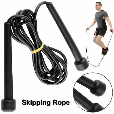 Jump Rope - Skipping Rope Tangle-Free Rapid Speed PVC Ropes MMA Boxing ...