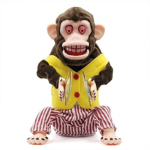 Yamani Monkey Cymbal-kun Naughtiness Cymbal Musical Jolly Chimp Toy ...