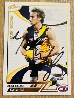 Mark Nicoski Signed 2006 AFL Select West Coast Eagles | eBay Australia