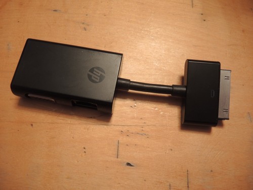 HP Dock Connector to Ethernet/VGA Adapter - HSTNN-F03D 762738-002 ...