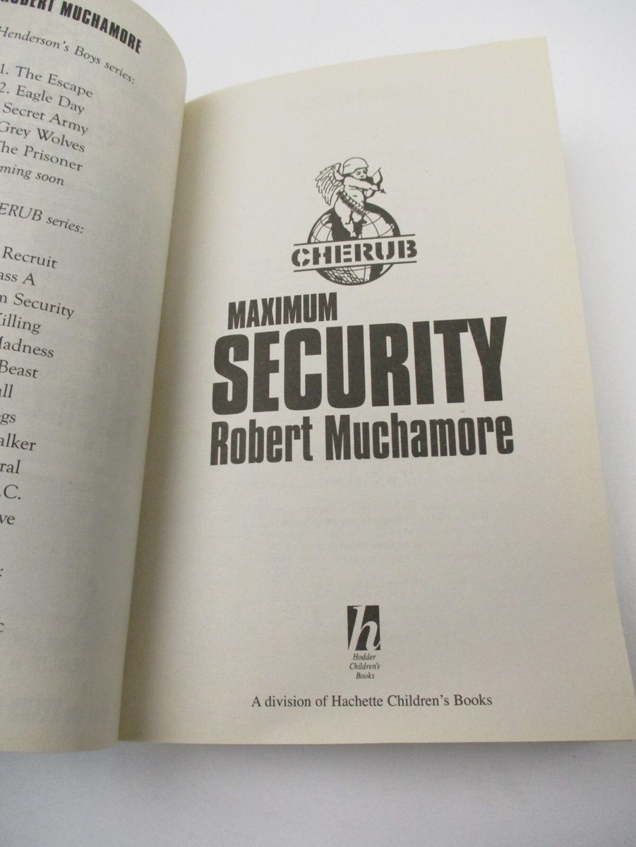 Cherub Maximum Security Buy Robert Muchamore : The Sleepwalker/Maximum