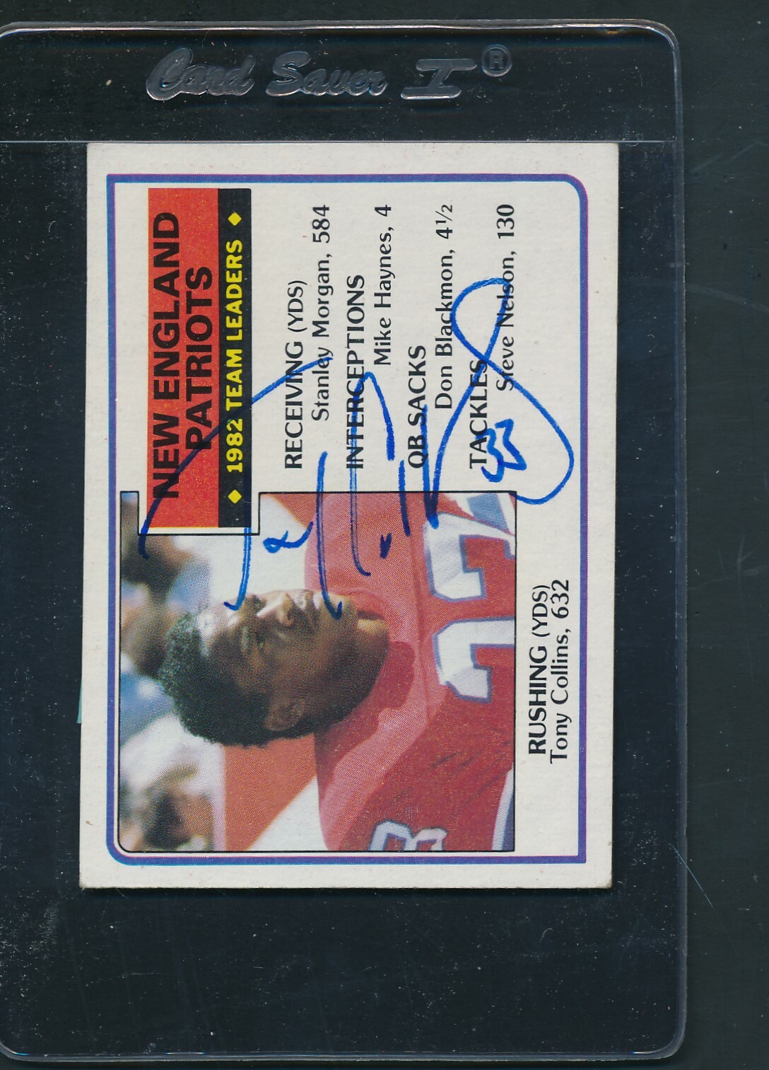 1983 Topps #324 Tony Collins Patriots Signed Auto *B2823 | eBay