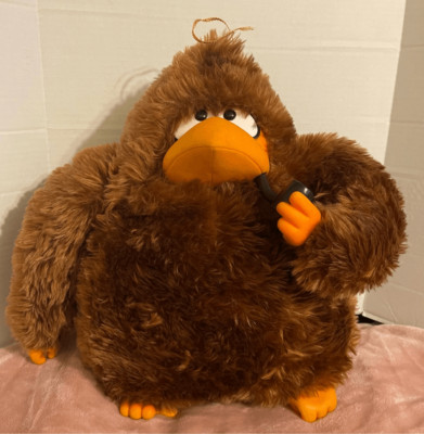 Vintage 81 Large 18” Worry Bird with smoke pipe Plush Angry Birds ...