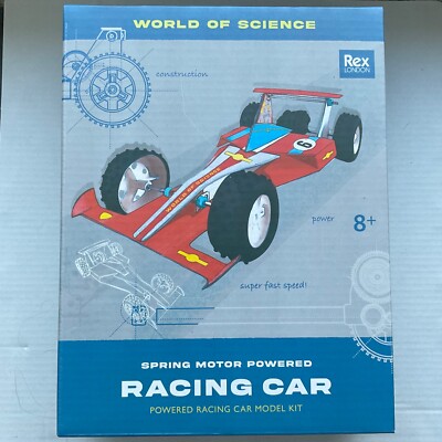 Rex London Spring Motor Powered Racing Car model kit - NIB! | eBay