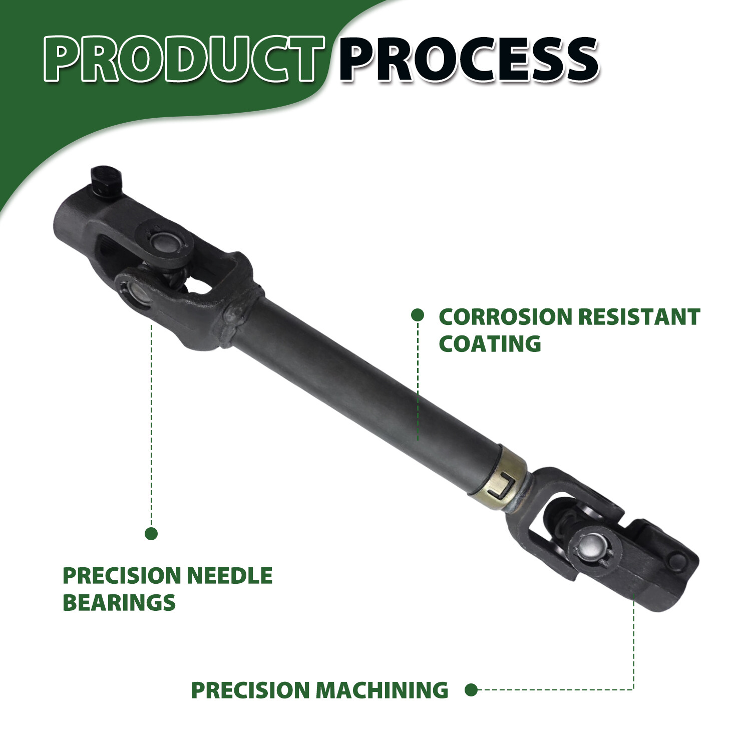 Intermediate Steering Shaft for 2012-2016 Hyundai Elantra Kia Forte ...