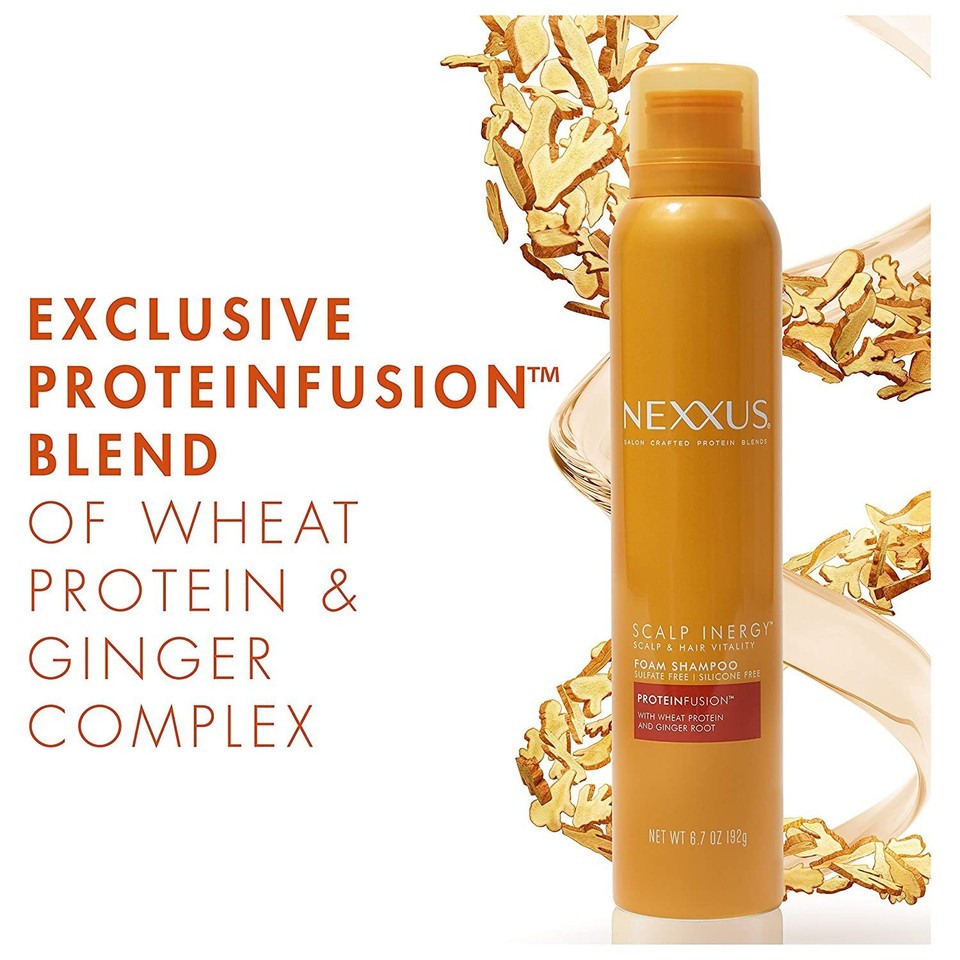 Nexxus Scalp Inergy Foam Shampoo, Clarifying Shampoo For Oily Hair With ...