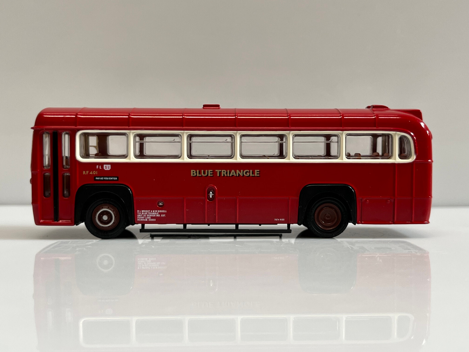 EFE 23312 - AEC RF Bus Blue Triangle - Route 612 Colchester - Boxed ...