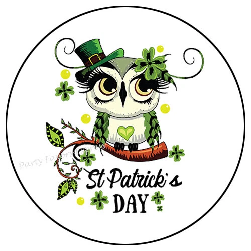 St Patricks Day Owl Clipart
