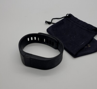Fitbit Charge Fb404 Black Fitness Activity Tracker Without Charger Band ...