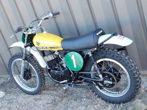 '72 SUZUKI TM 250 J Joel Robert Vintage MX MotoCross TM250J RESTORED ...