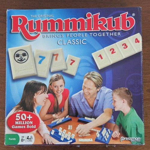 Rummikub 2017 The Original Rummy Fast Moving Tile Game Pressman ...