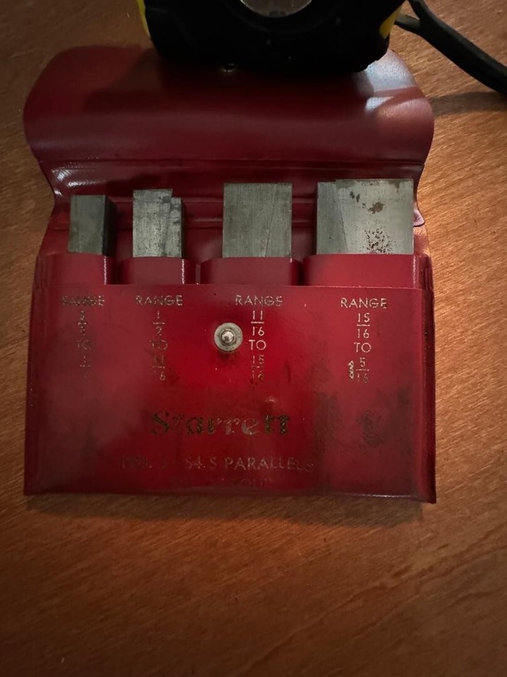 STARRETT ADJUSTABLE PARALLEL SET #S154S | eBay