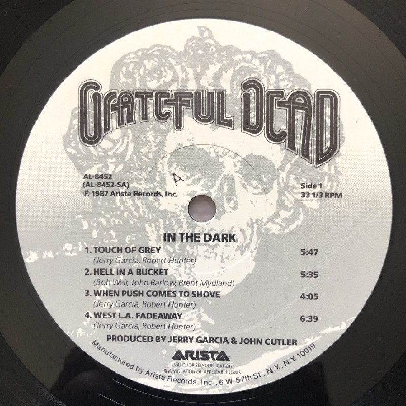 Grateful Dead 1987 LP Record In The Dark Masterpiece US Edition Rock | eBay