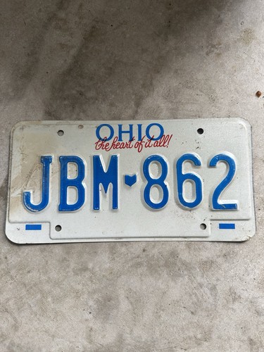 Old 1991-1996 Ohio License Plate | eBay