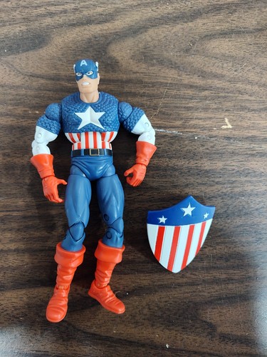 2007 Hasbro Marvel Legends Captain America 6" Figure RC | eBay