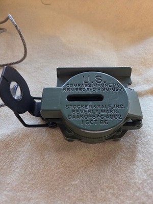 Vintage US Compass Magnetic Vietnam Army Military Dated Oct 86 | eBay