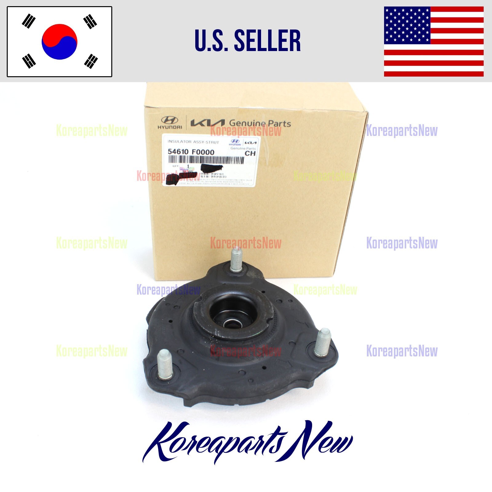 FRONT Suspension Insulator Strut Mount 54610F0000 ⭐OEM⭐ Hyundai Kona ...