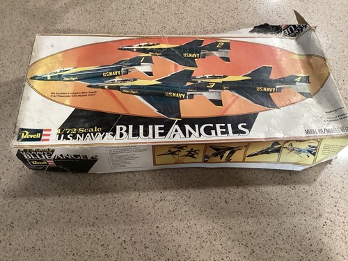 1/72 Revell 1978 US Navy’s Blue Angels (4) model Jets Kit H-186 RARE ...