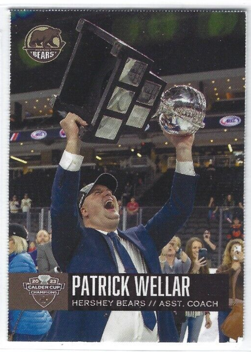 2022-23 Hershey Bears (AHL) Calder Cup Winners Patrick Wellar | eBay