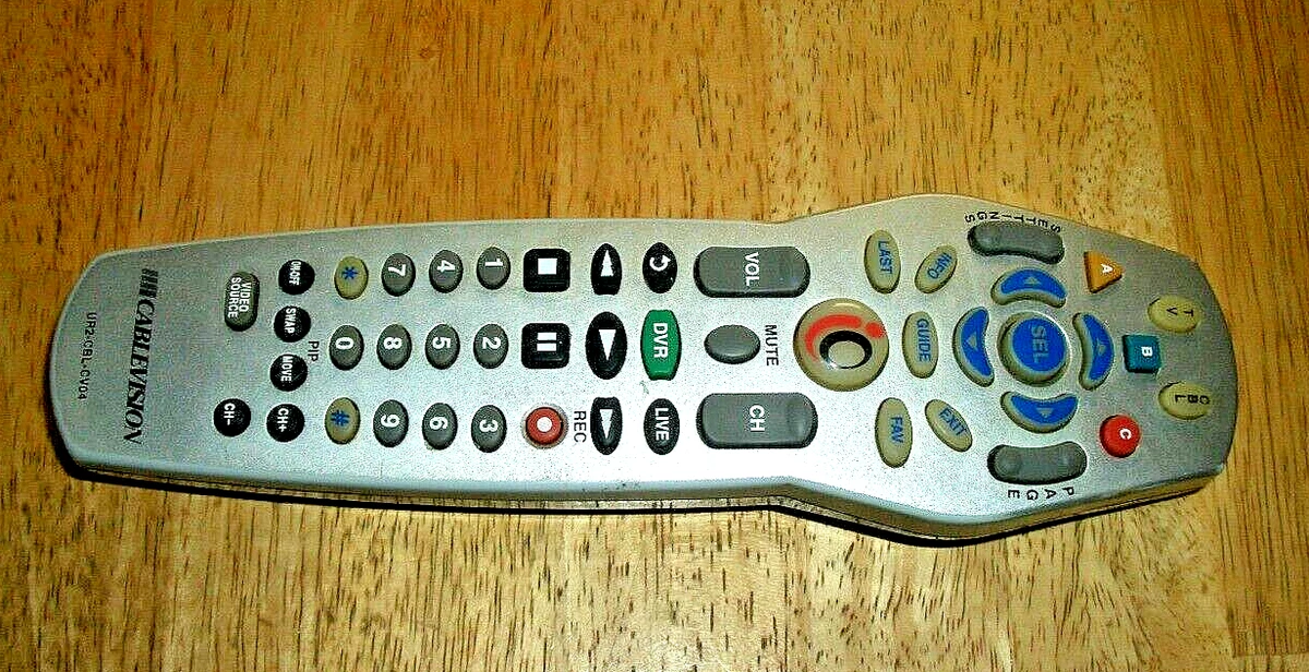 Old Cablevision Remote
