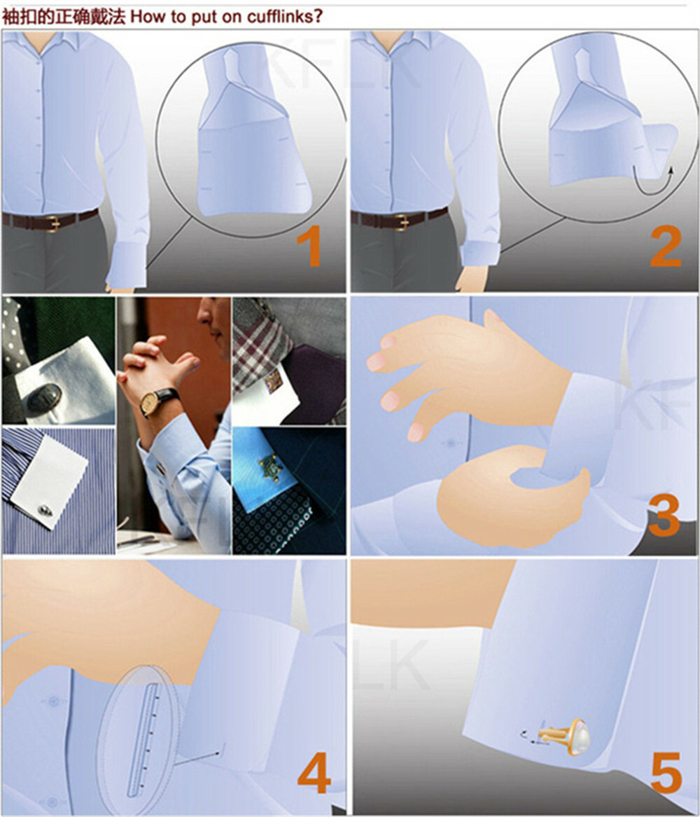 How To Put On Cufflinks