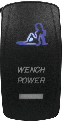 Dragonfire Laser Etch Dual LED Switch, Wench Power - Blue Wench Power ...