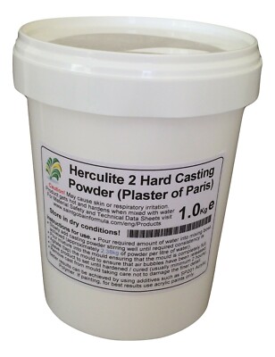 1kg Tub Formula Herculite No 2 - Superior Stonecast Plaster of Paris ...