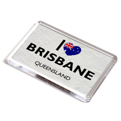 FRIDGE MAGNET - I Love Brisbane, Queensland - Australia | eBay UK