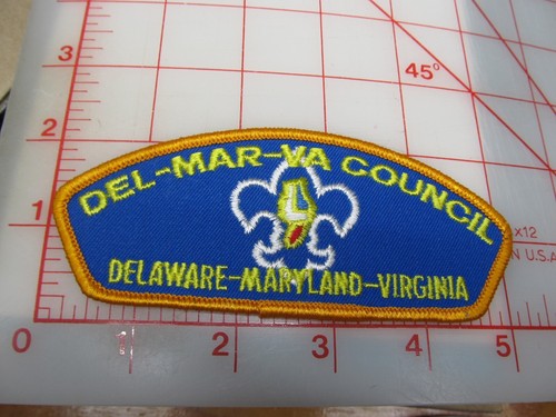 DEL - MAR - VA Council CSP collectible patch (r28) | eBay