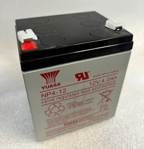 GENUINE - YUASA NP4-12 (12V) (4Ah) Battery | eBay