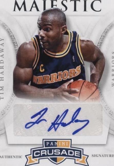 2012-13 Panini Crusade - Majestic Signatures Tim Hardaway #96 (AU) for ...