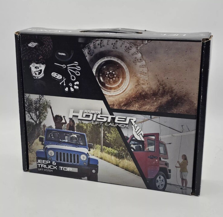 Jeep Hard Top Overhead Storage Hoist Harken Hoister Garage 10' Lift ...
