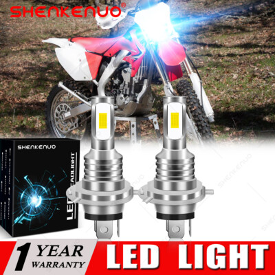 2 3570 8000k LED headlight bulbs for Honda CRF250L ABS 2019, 2020 ...