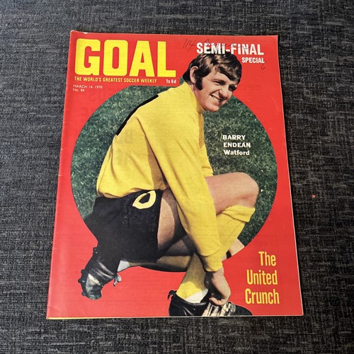 Goal Magazine 14 Mar 1970 Birmingham City Barry Endean Rod Marsh Norman ...