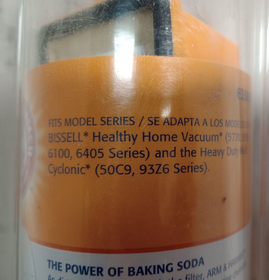 Arm & Hammer Odor Eliminating Vacuum Filters for Bissell 15 & 17 (3282 ...