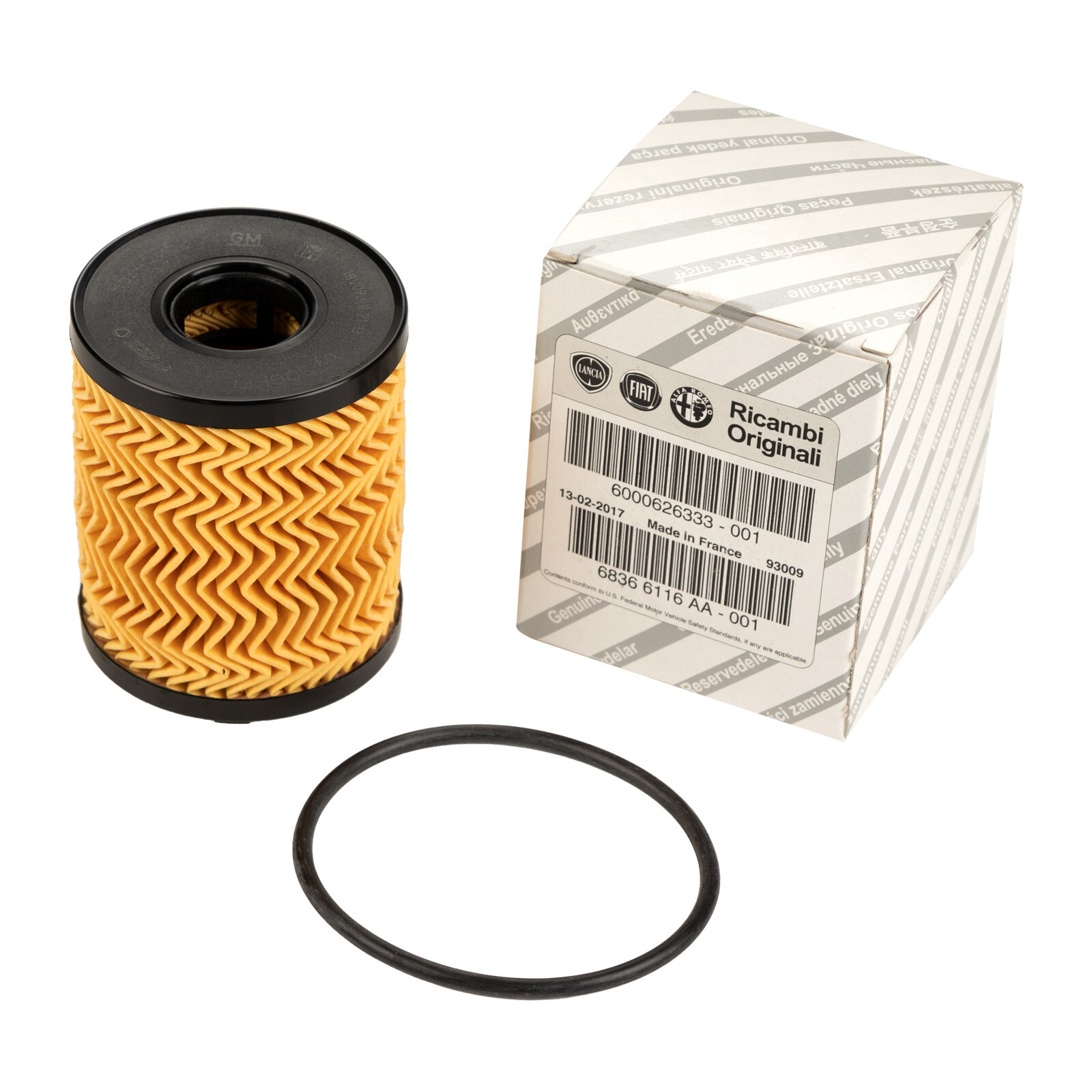 Original Fiat Filtre à Huile de Moteur Alfa Romeo Lancia 1.3 De 2011 ...