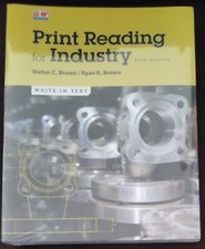 Print Reading for Industry 11th Edition by Brown/brow for sale online ...