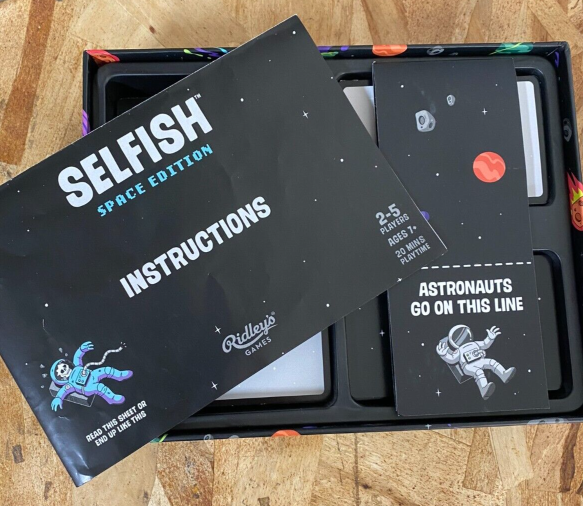 Selfish - Space Edition Card Game - 2021 Ridley's Games - Certified Good Used | eBay