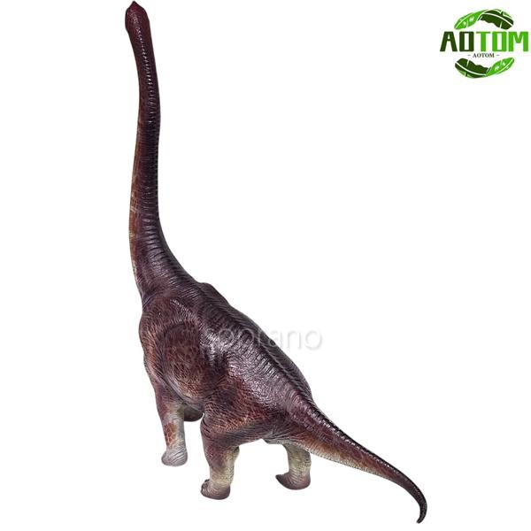 Aotomo Dinosaur Figure Vinyl Model Brachiosaurus Red Fk Big Size Soft ...