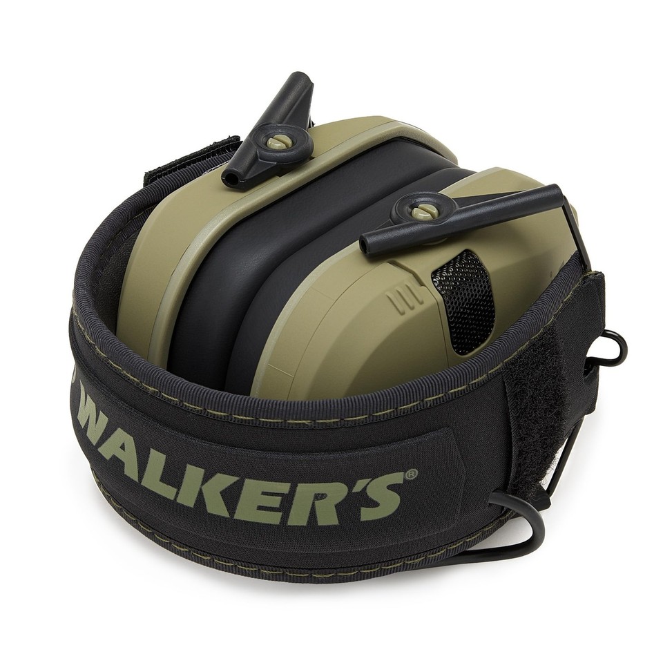 Walker's Razor Slim Patriot Series Muffs - Olive Drab Green ...