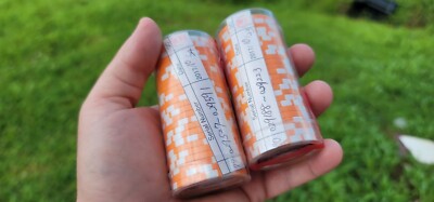 HUGE 2017 SATORI CHIP LOT! 20 ROLLS, 500 CHIPS, Bitcoin Casascius ...